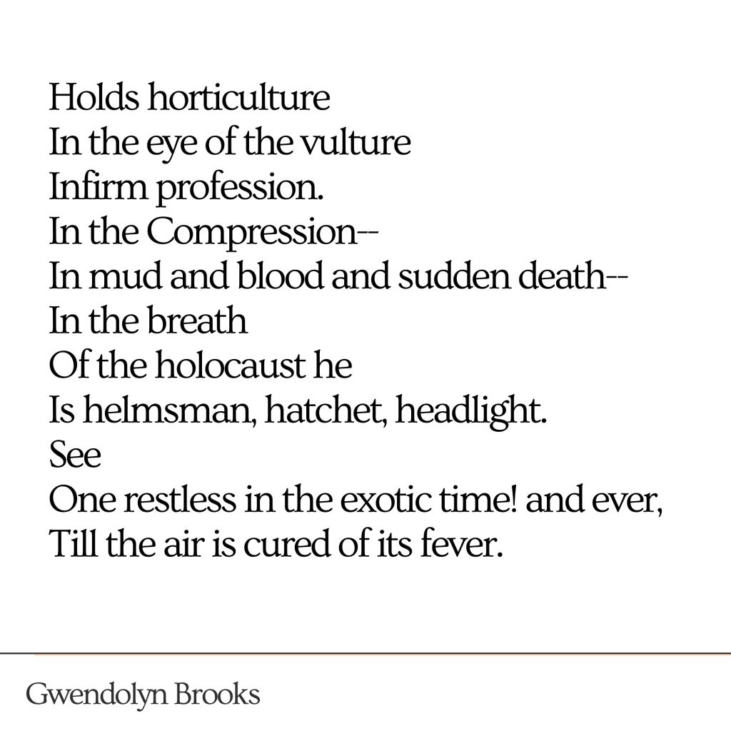 Review: Selected Poems by Gwendolyn Brooks – The Bookish Bird